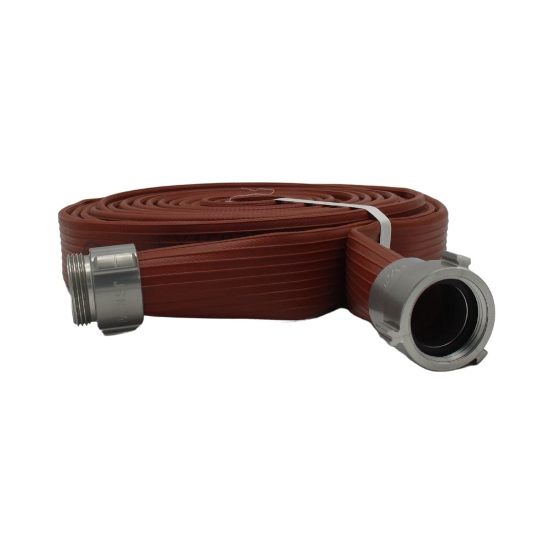 Manguera Nbr Covered Fire Hose D=1½» x 30MTS C/W Alum Coupling Nst ...